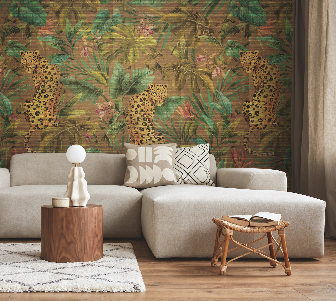 Exotica Mural | Bronze Gold – Daisy Bennett Designs